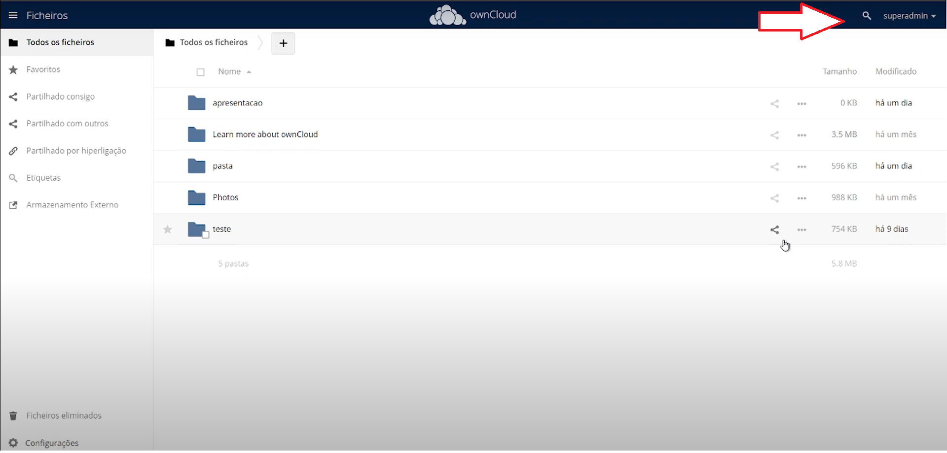 Como criar um usuário dentro do painel de arquivo em nuvem - Owncloud - Brasil Cloud Nuvem ...